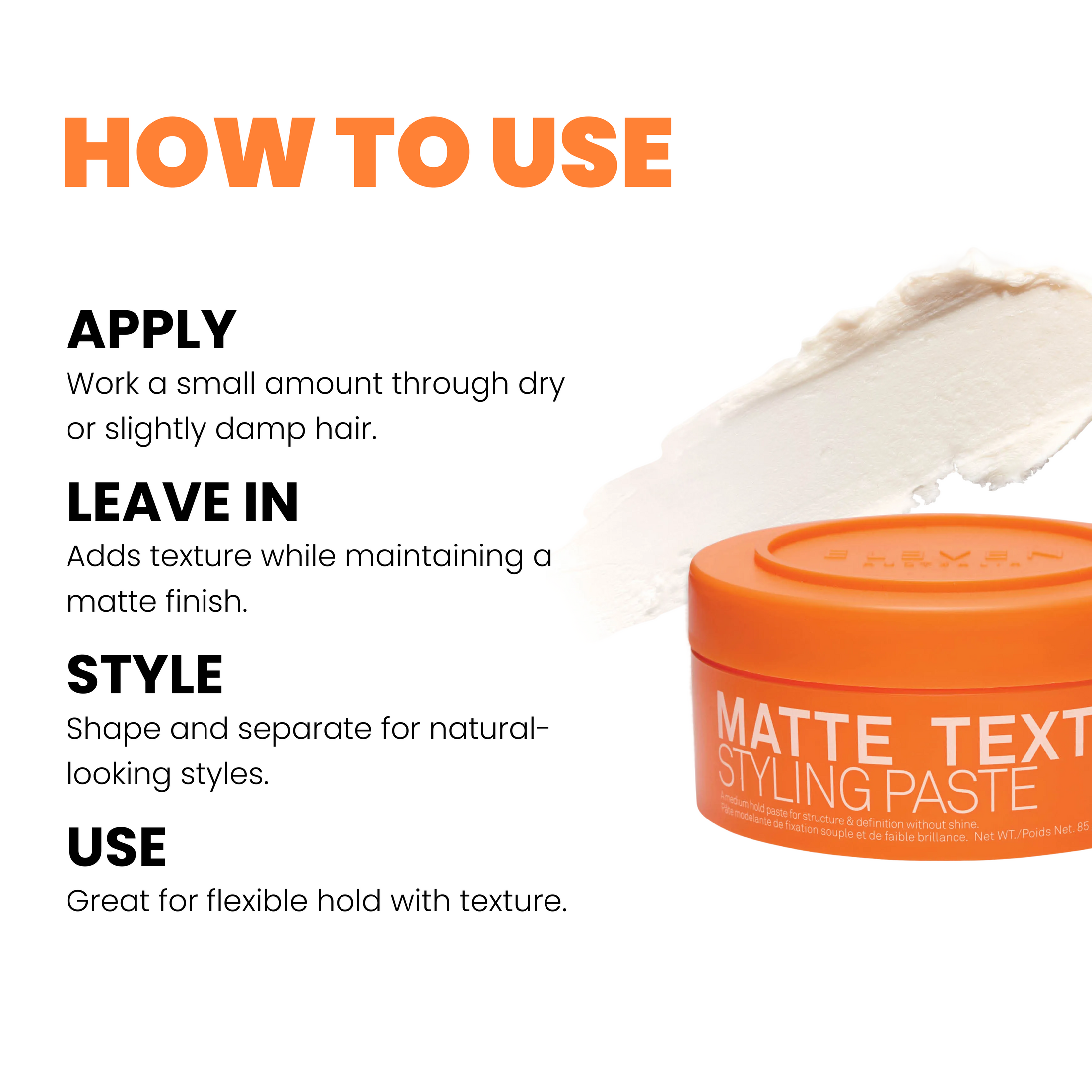 Matte texture styling paste 3 oz - Eleven Australia – ELEVEN Australia